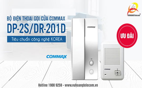Vì sao bộ điện thoại gọi cửa COMMAX DP-2S/DR-201D luôn đắt hàng?