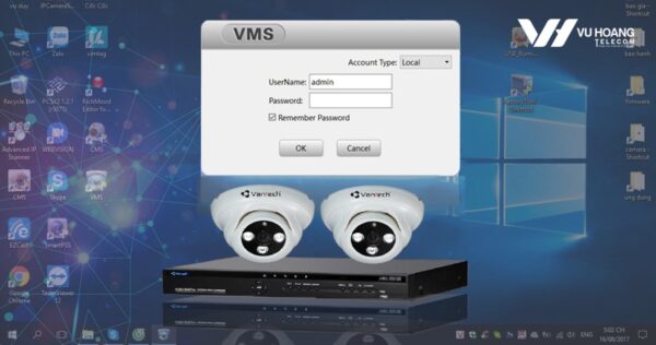 Tải phần mềm VMS camera Vantech cho máy tính | Vu Hoang Telecom