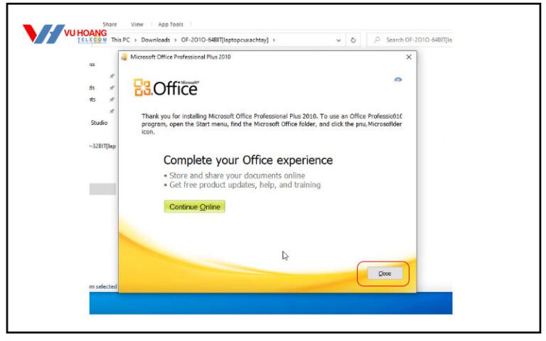 Hướng dẫn tải và cài đặt Office 2010 Professional Plus chi tiết