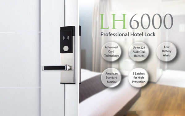 Bán khóa cửa thẻ từ cho khách sạn ZKTECO LH6000 giá rẻ