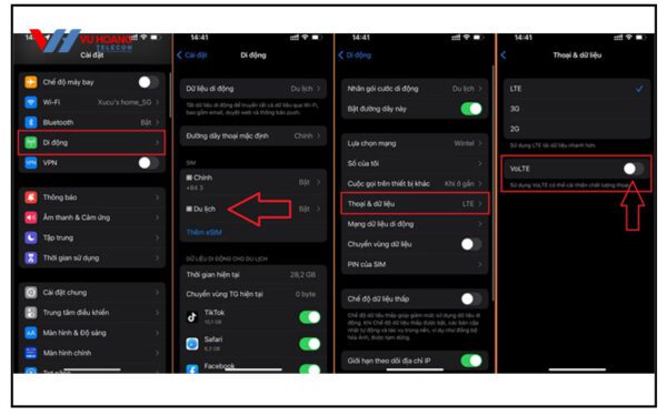 Không gọi được Messenger khi dùng 4G/LTE trên iPhone