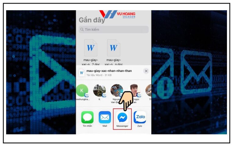 Cách gửi file qua Messenger nhanh chóng trên điện thoại, máy tính