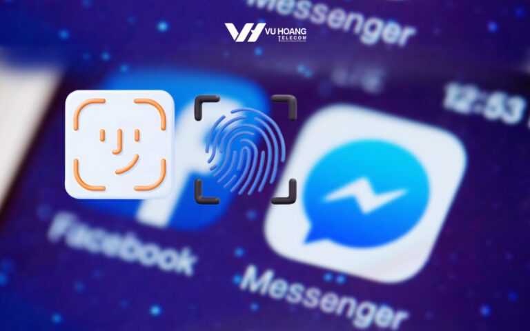 Cách khoá Messenger trên điện thoại dùng vân tay hoặc khuôn mặt