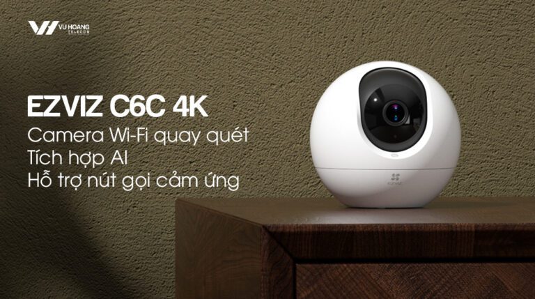 EZVIZ C6C 4K: Camera Wifi 8MP - Quan Sát Sắc Nét, Chi Tiết