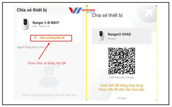 Cách chia sẻ camera Imou cho nhiều điện thoại để xem cùng lúc