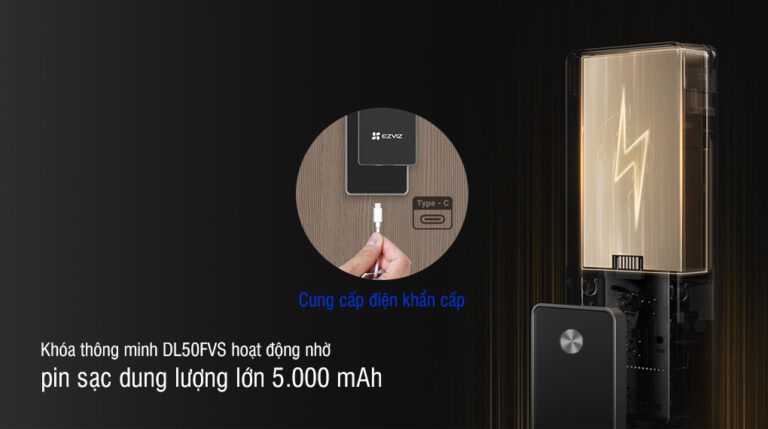 Bán khóa cửa khuôn mặt thông minh EZVIZ DL50FVS giá rẻ