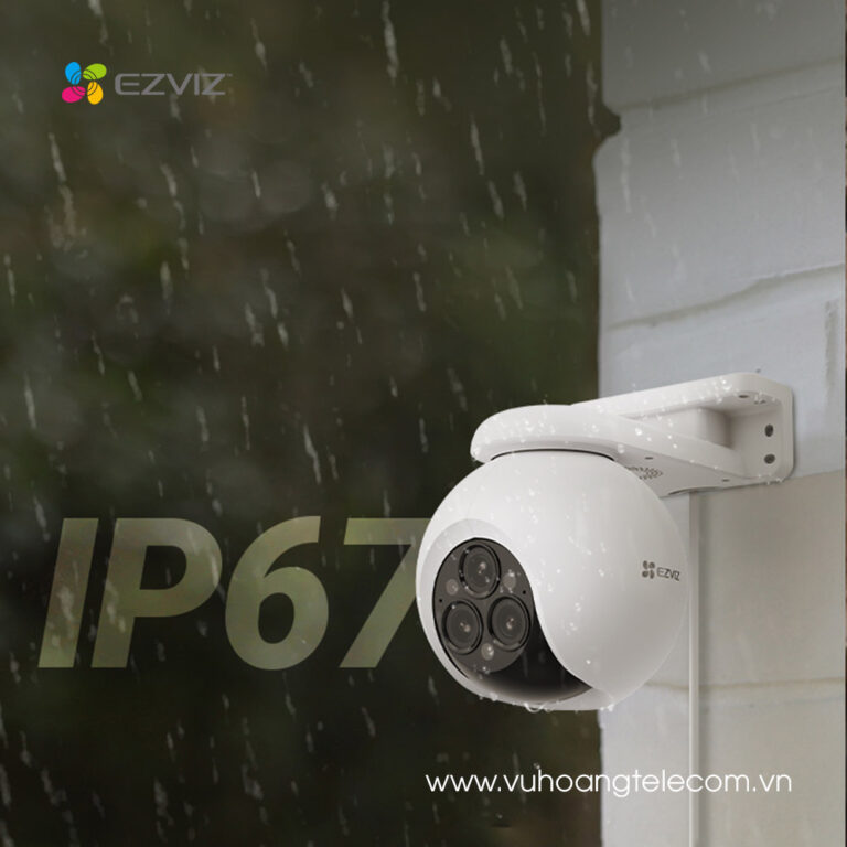 EZVIZ H80F - Camera Wifi 4MP, 3 Ống Kính, Zoom 12X, Giá Tốt