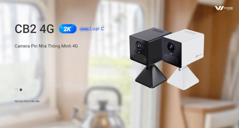 EZVIZ CB2 4G (2K): Camera Wifi 3MP dùng pin sắc nét