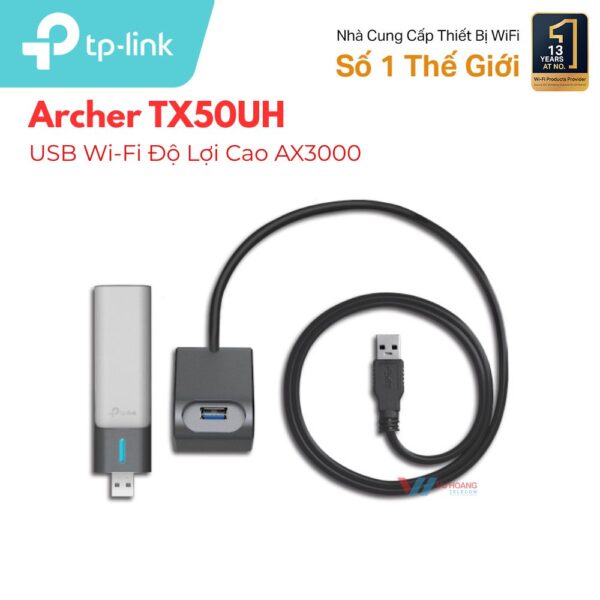 TP-Link Archer TX50UH - USB WiFi 6 AX3000 Tốc Độ Cao
